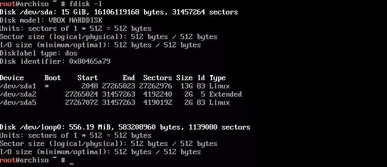 Ինչպես տեղադրել Arch-ը Linux վիրտուալ տուփի վրա 5354_7