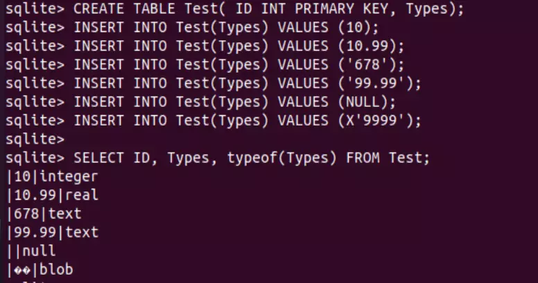 Typ danych SQLite: Blob 537_6