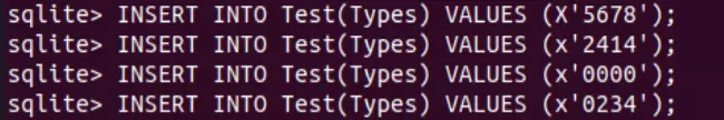 Mofuta oa data oa SQLite: Blob 537_8