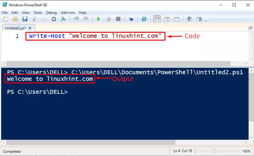 تاسو په PowerShell کې کوډ څنګه لیکئ؟ 5413_6