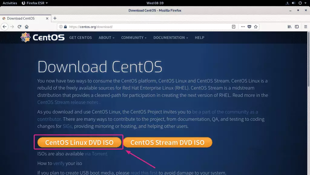 Como instalar o CentOS 8 no KVM-QEMU 5447_1
