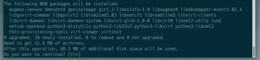 Debian 10 پر KVM انسٹال کرنا 5448_10