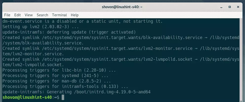 Installazione di KVM su Debian 10 5448_12