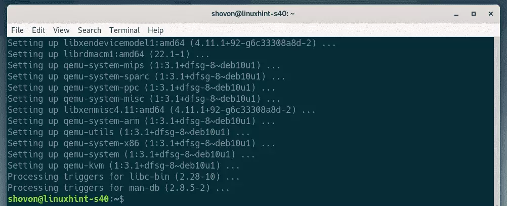 Installer KVM sur Debian 10 5448_8