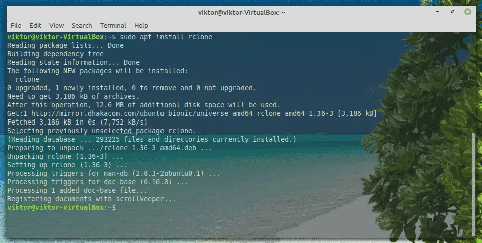 Linux Mint တွင် Google Drive ကိုတပ်ဆင်ပြီးအသုံးပြုပါ။ 5457_2