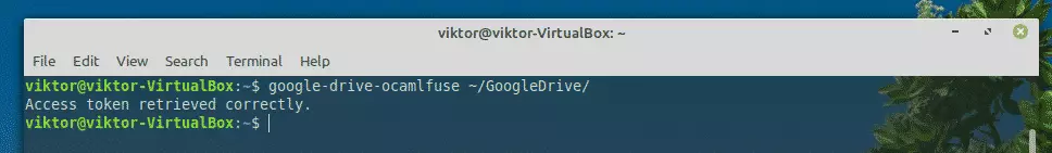 Google Drive'ı Linux Mint'e Bağlayın ve Kullanın 5457_24