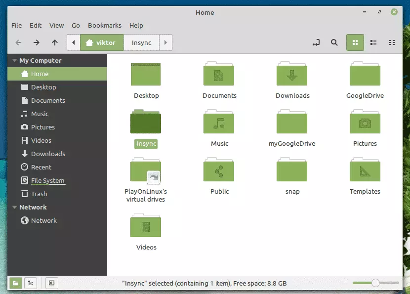 Linux Mint တွင် Google Drive ကိုတပ်ဆင်ပြီးအသုံးပြုပါ။ 5457_42