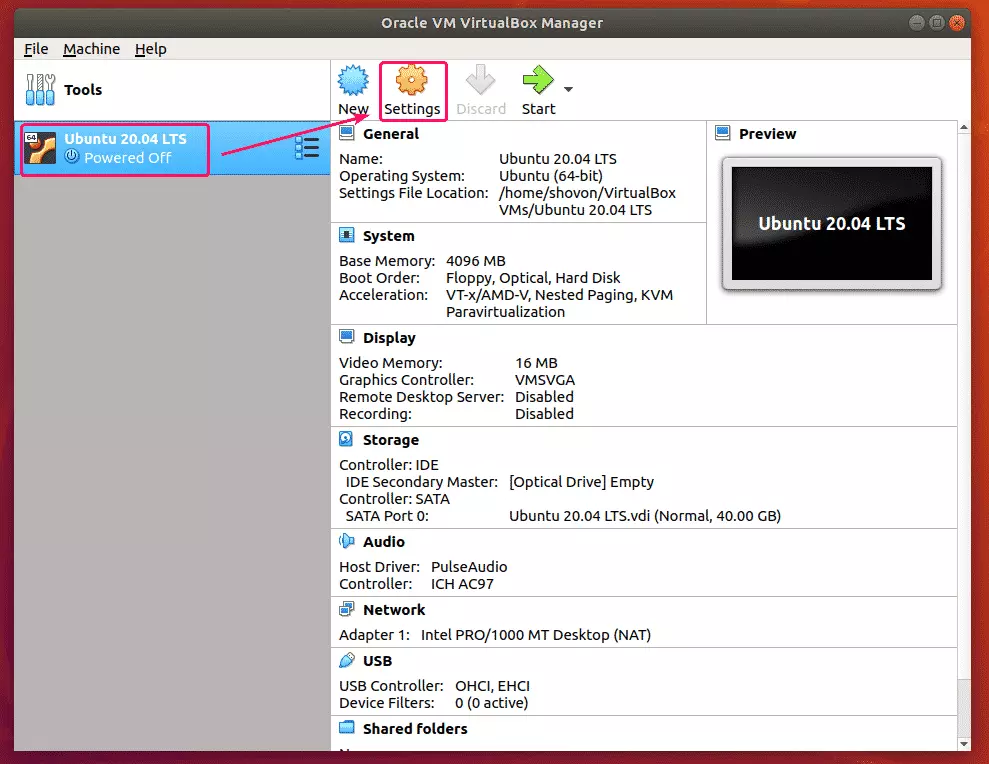 VirtualBox تي Ubuntu 20.04 کي ڪيئن انسٽال ڪجي 545_12