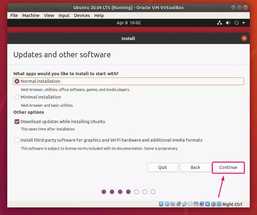 VirtualBox-ൽ ഉബുണ്ടു 20.04 എങ്ങനെ ഇൻസ്റ്റാൾ ചെയ്യാം 545_21