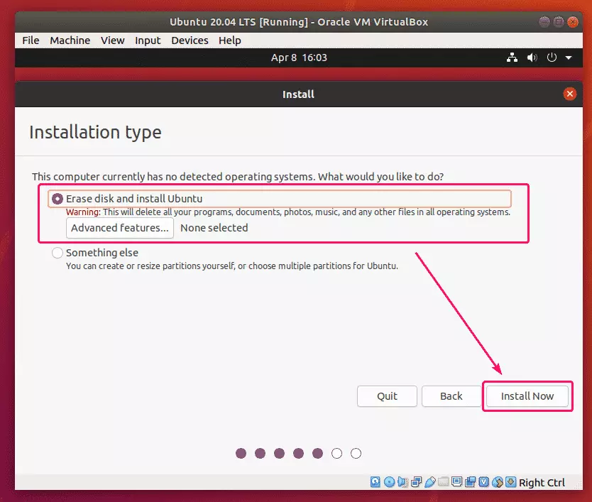 Nola instalatu Ubuntu 20.04 VirtualBox-en 545_22