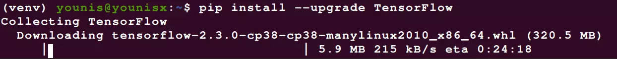 Wéi installéiere TensorFlow an Ubuntu 20.04 5472_7