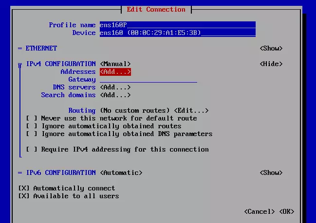 CentOS 8'de Statik IP'yi Yapılandırma 5474_23