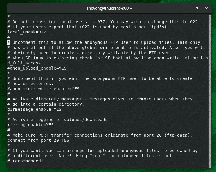 CentOS 8에서 FTP 서버 구성 5479_27