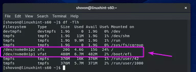 Сачыце за выкарыстаннем дыска CentOS 8, IO, сеткавым трафікам 5485_4