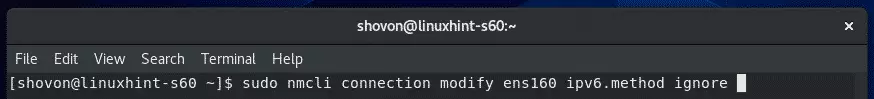 په CentOS 8 کې IPv6 غیر فعال کړئ 5489_26