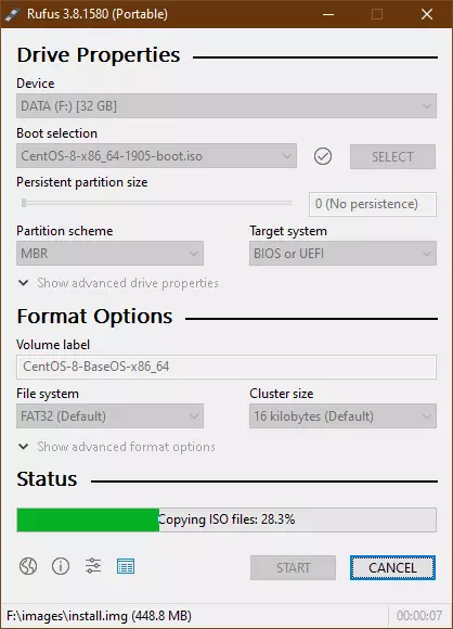 Instalando o CentOS 8 usando a imagem ISO do NetBoot 5490_11