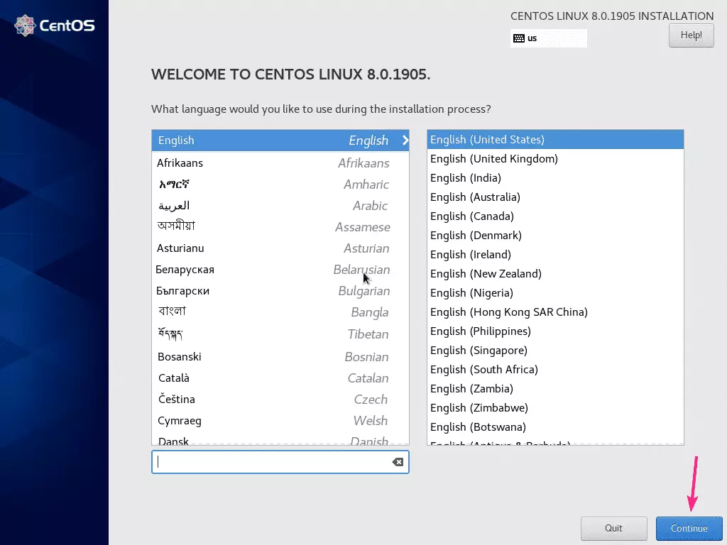 Ịwụnye CentOS 8 site na iji NetBoot ISO Image 5490_14