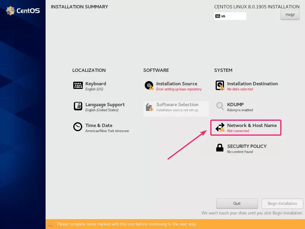 NetBoot ISO படத்தைப் பயன்படுத்தி CentOS 8 ஐ நிறுவுகிறது 5490_15