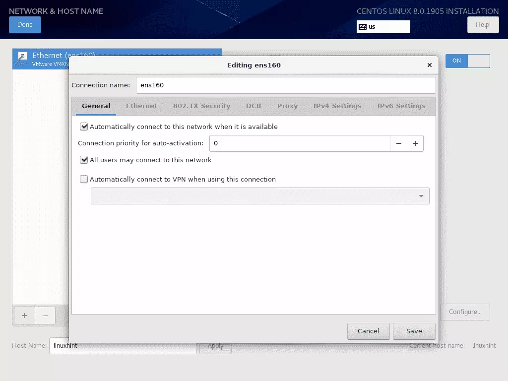 Ukufaka i-CentOS 8 usebenzisa i-NetBoot ISO Image 5490_19