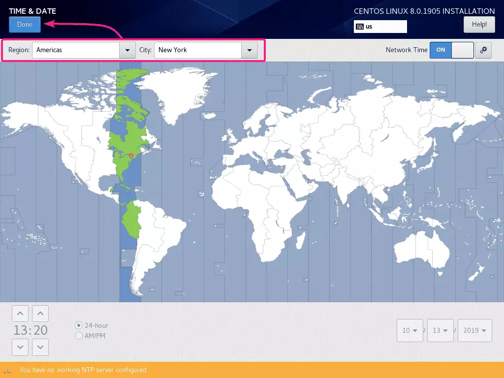 NetBoot ISO ምስልን በመጠቀም CentOS 8 ን በመጫን ላይ 5490_43