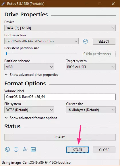 Ịwụnye CentOS 8 site na iji NetBoot ISO Image 5490_8