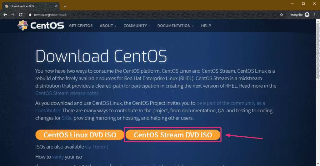 Како да инсталирате CentOS 8 Stream 5493_1