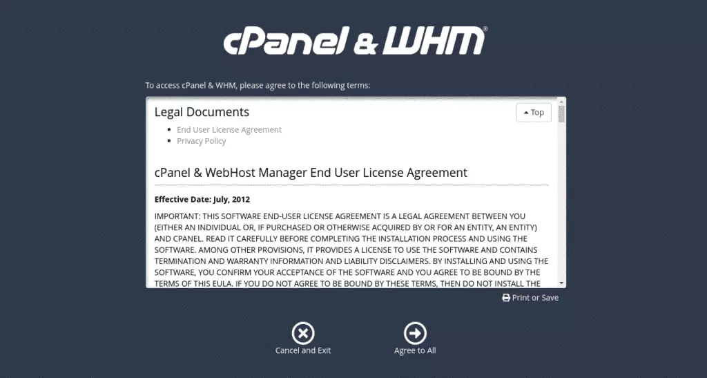 Nola instalatu cPanel WHM CentOS 7-n 5494_2