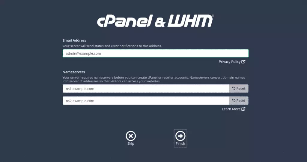 CentOS 7에 cPanel WHM을 설치하는 방법 5494_3