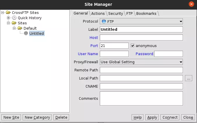 3 bästa gratis FTP-klienter med flera plattformar som kan användas på Linux 5507_7