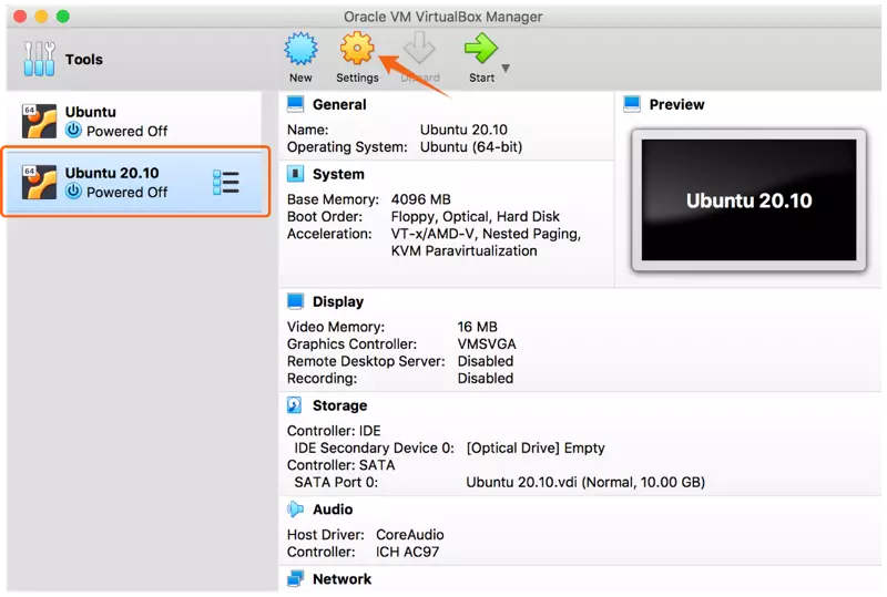 Sut mae dewis fy disg cychwyn yn VirtualBox? 550_2