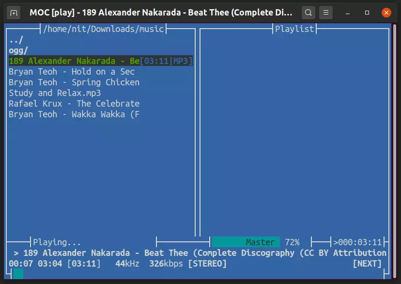 Trình phát nhạc dòng lệnh tốt nhất cho Linux 5518_3