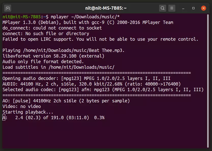 Bescht Command Line Museksspiller fir Linux 5518_8