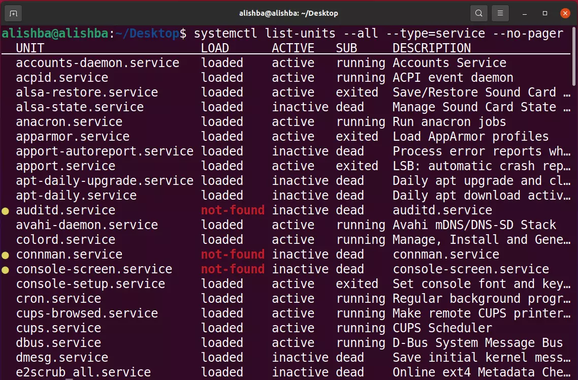 如何在 Ubuntu 中列出服务 5520_3