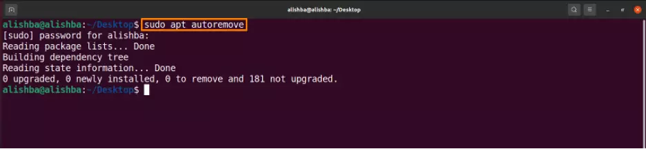 Meriv çawa pakêtê li ser Ubuntu rakirin 5522_8