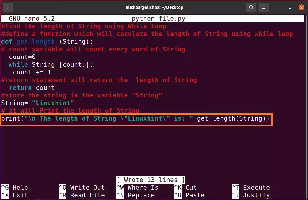 Como você encontra o comprimento da string em Python 5528_6