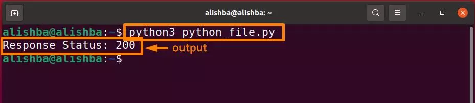 Wéi opzemaachen URL am Python 5531_3