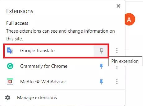 Google Translate Extension ကို ဘယ်လိုသုံးမလဲ။ 5539_5