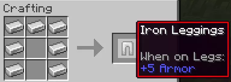 Si të bëni një armaturë hekuri në Minecraft 5580_5
