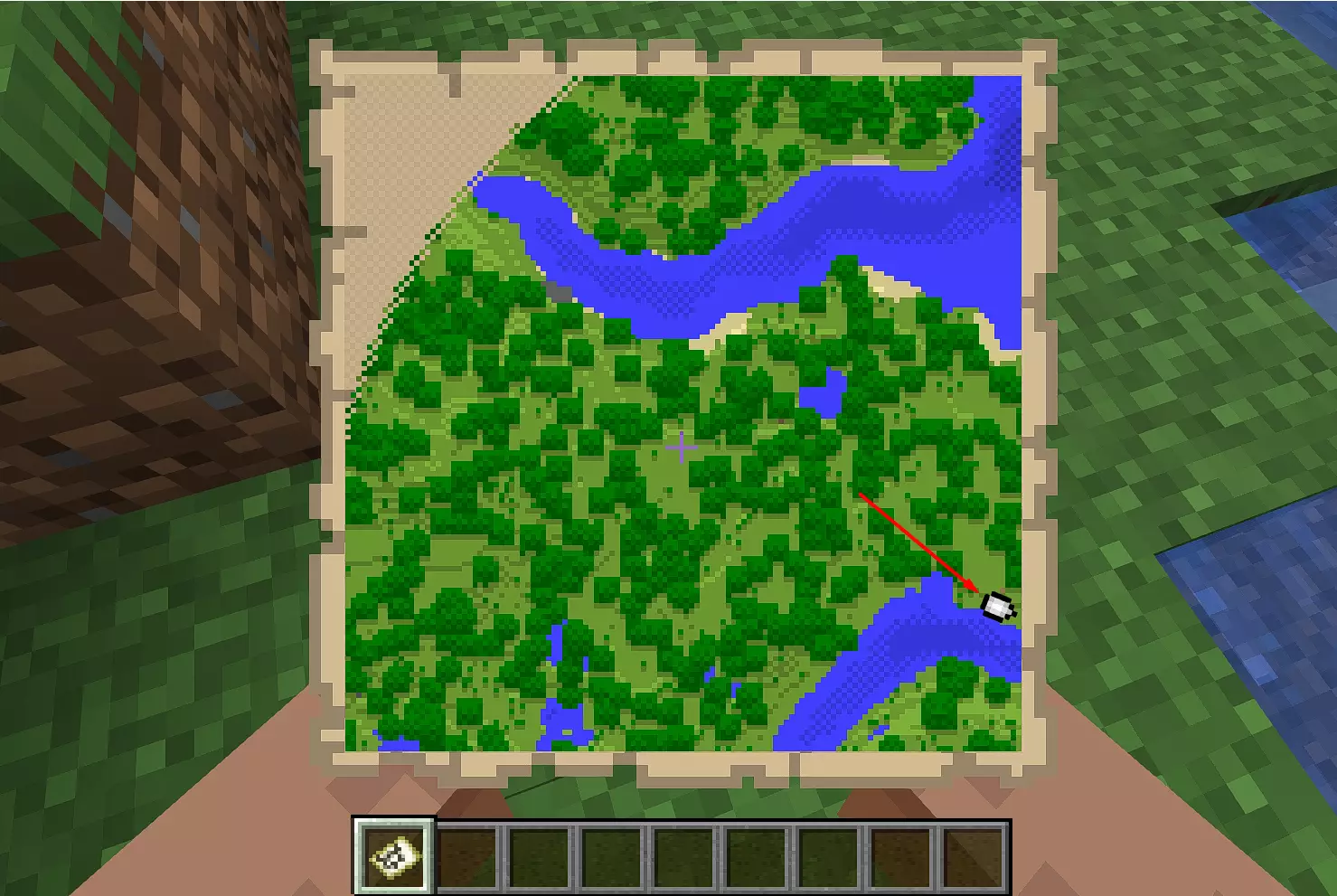 Bii o ṣe le Ṣe ati Lo Tabili Cartography ni Minecraft 5584_9