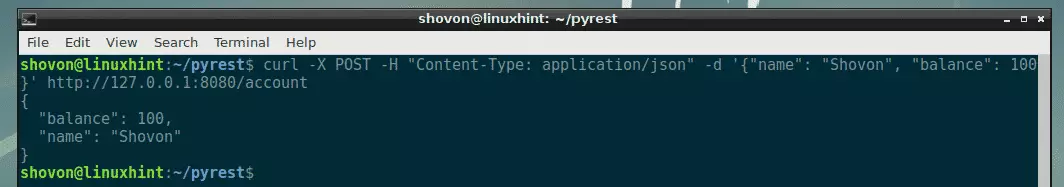 REST APIa sortzen Python-en 5590_12