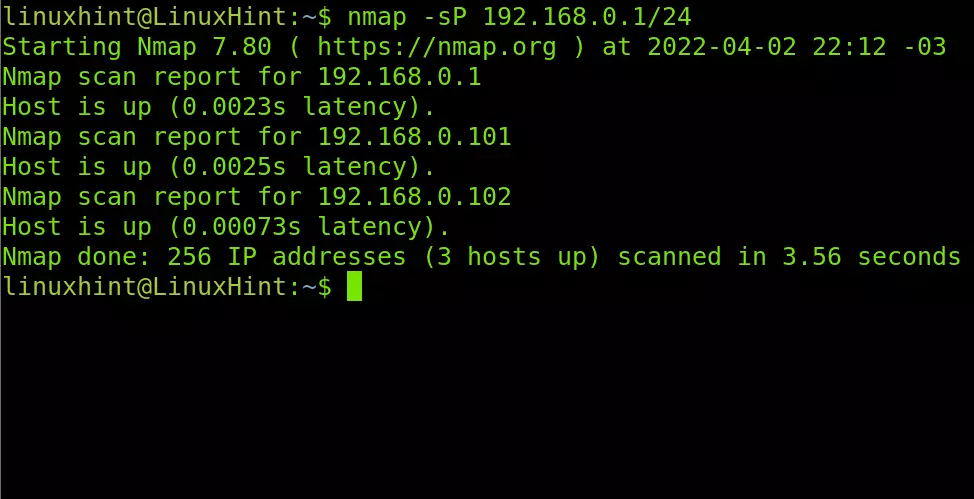 Scansione ping di Nmap 559_6