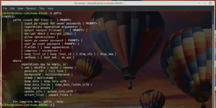 Instaloni PDFtk në Ubuntu 5605_7