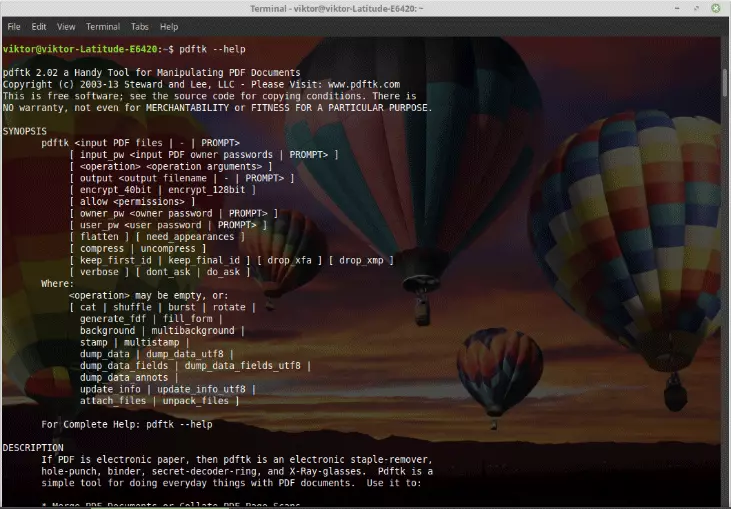 Ubuntu дээр PDFtk суулгана уу 5605_8