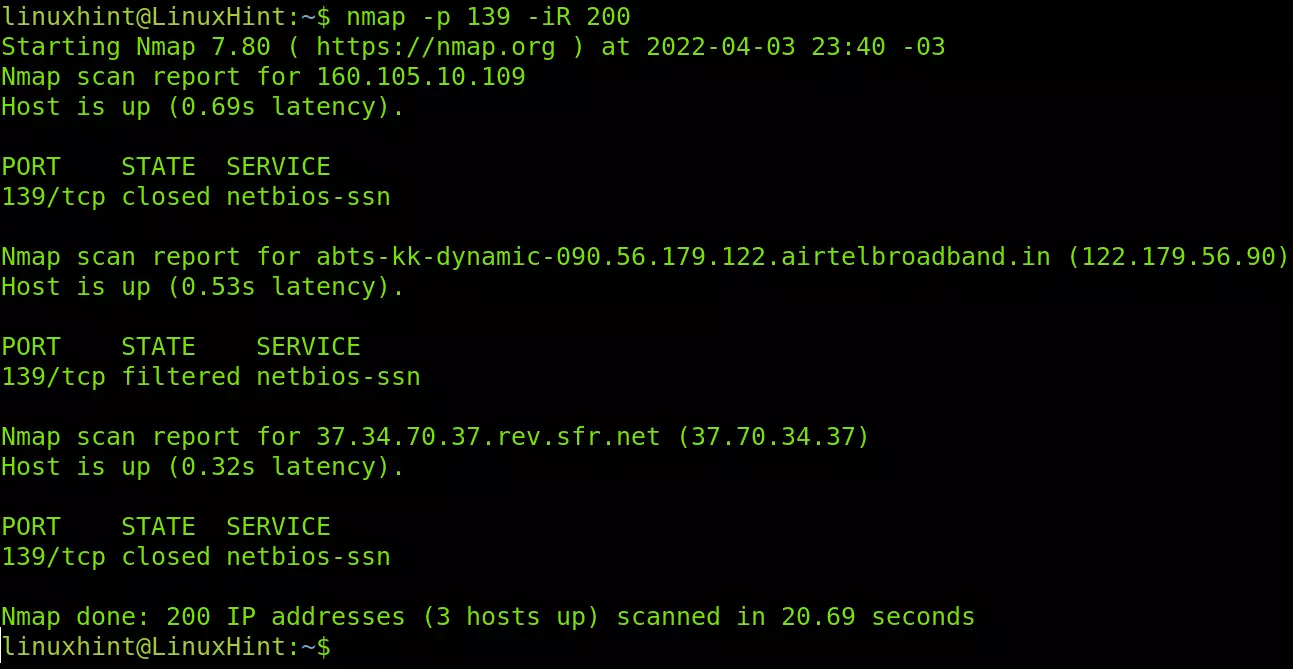 Nmap پرچم ۽ جيڪي ڪندا آھن 560_15