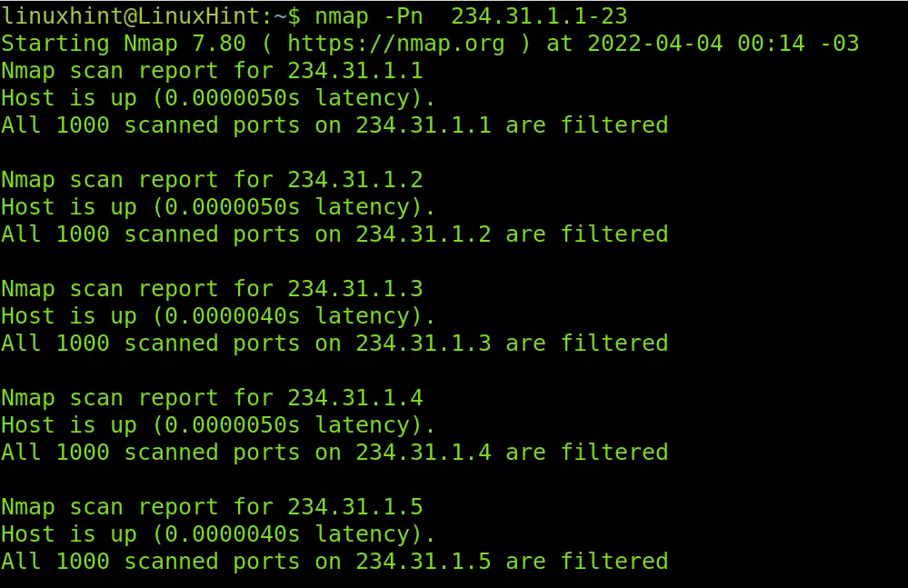 Nmap-liput ja mitä ne tekevät 560_24