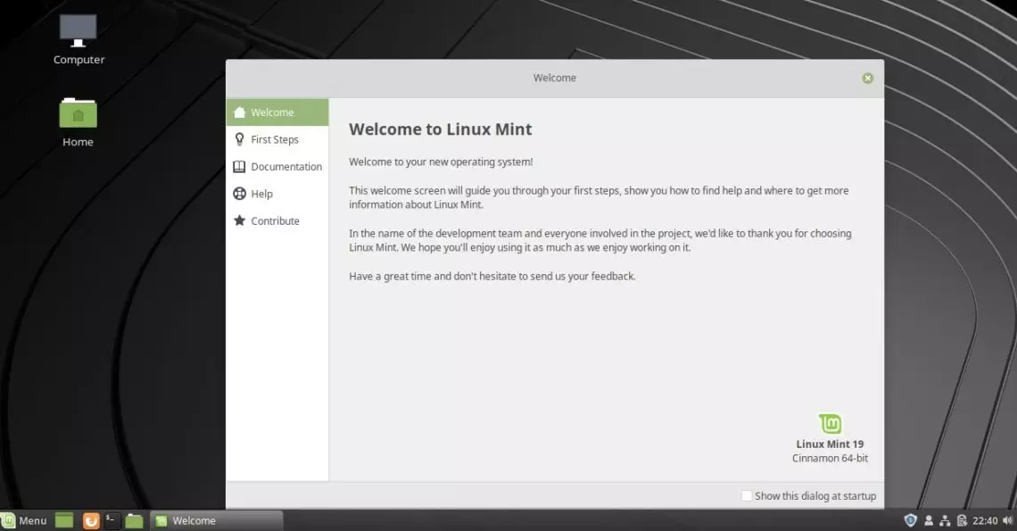 Rilascio della versione beta di Linux Mint 19 