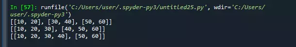 I-convert ang 1d Array ngadto sa 2d Array Python 5656_6