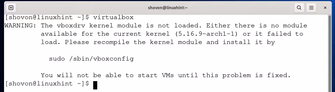 Gosod VirtualBox ar Arch Linux 5673_11