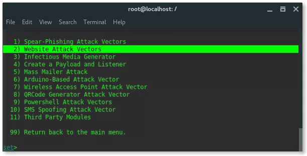 Kali Linux：社會工程工具包 5677_2