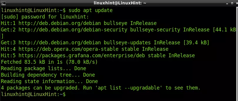 Տեղադրեք LXDE GUI-ն Debian 11 Bullsye-ում